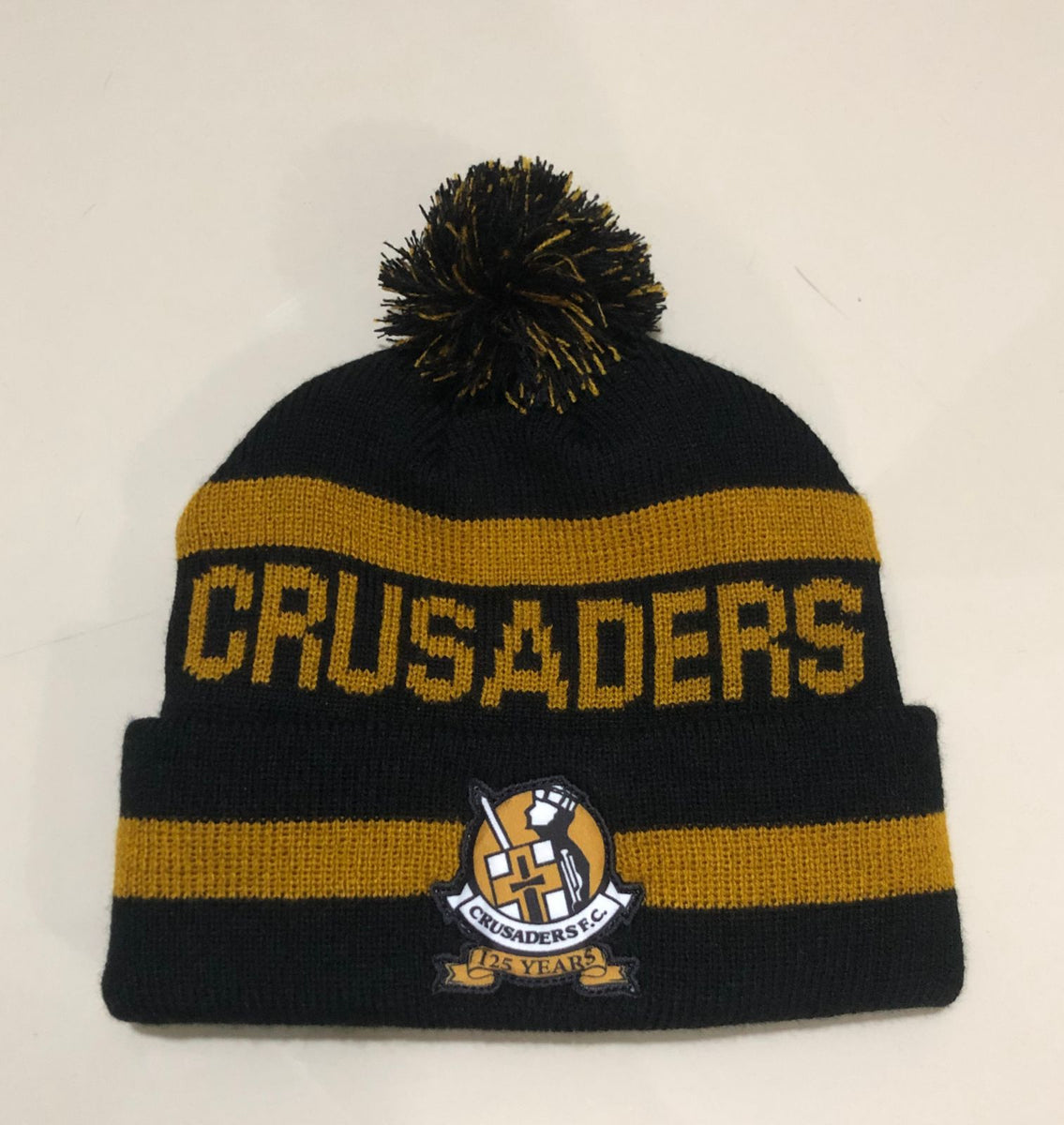 Crusaders 125th Anniversary Bobble Hat – Crusaders FC