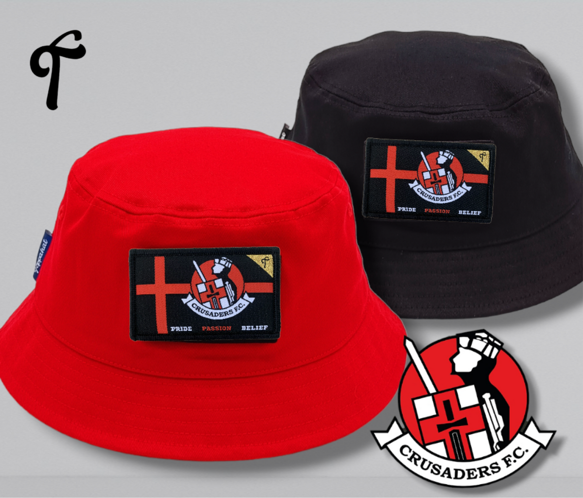 Crusaders FC Bucket Hat (includes patch)