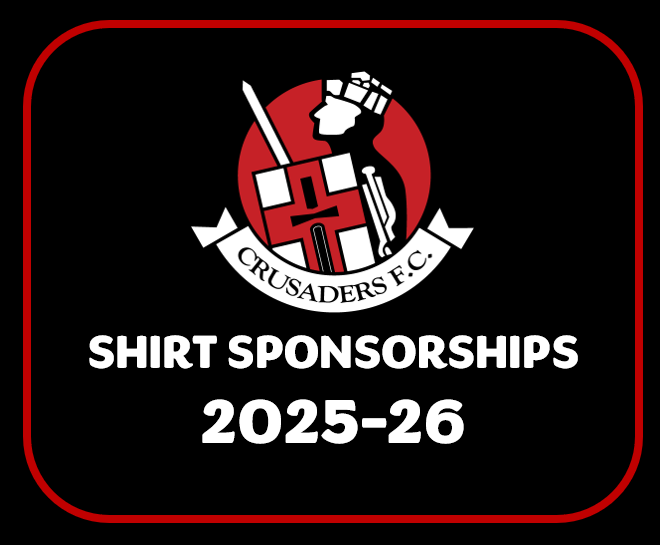 Crusaders Shirt Sponsorship Season 2025-26 – Crusaders FC