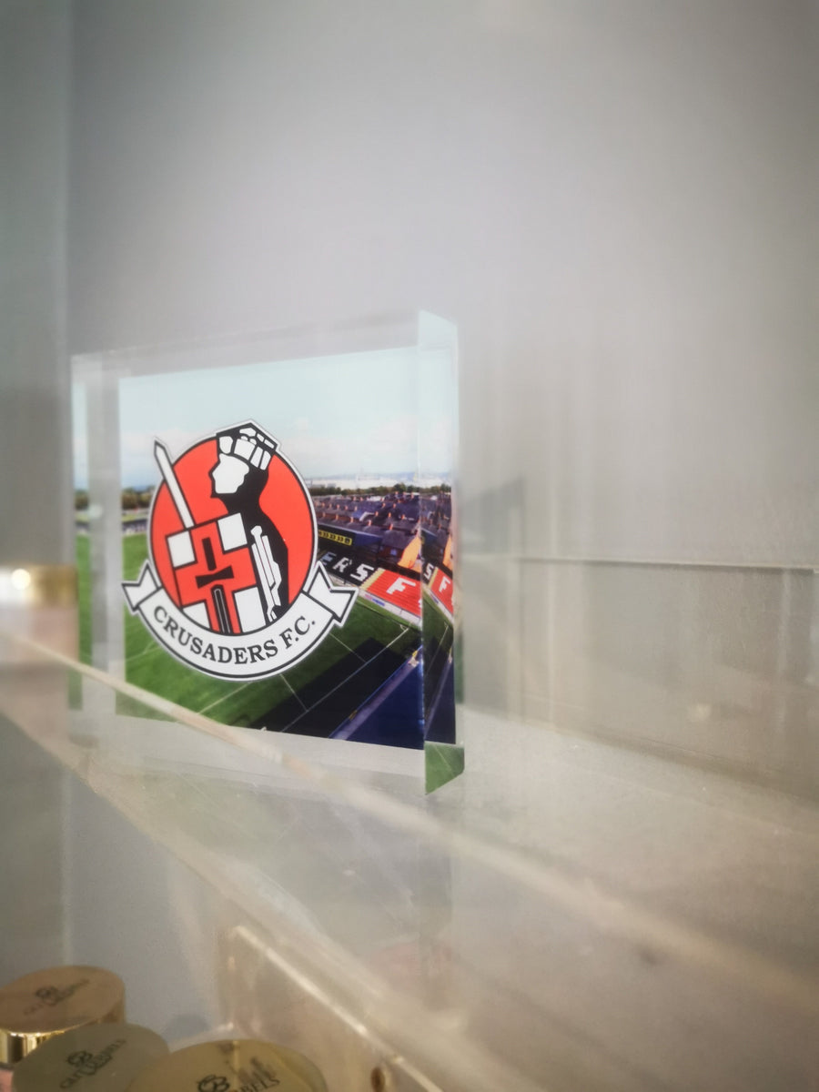 Crusaders FC Club Crest 3D Acrylic