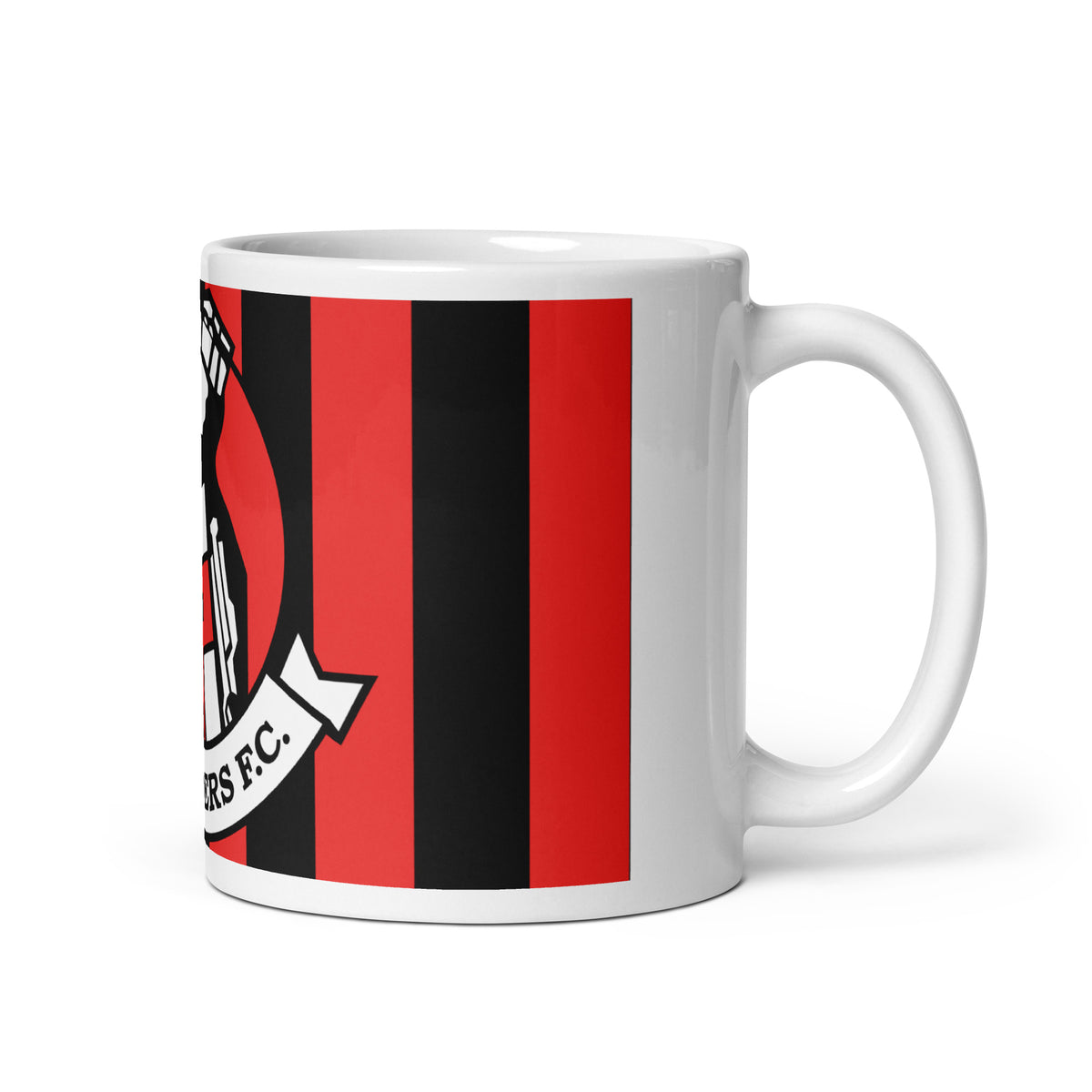 Crusaders Striped glossy mug – Crusaders FC